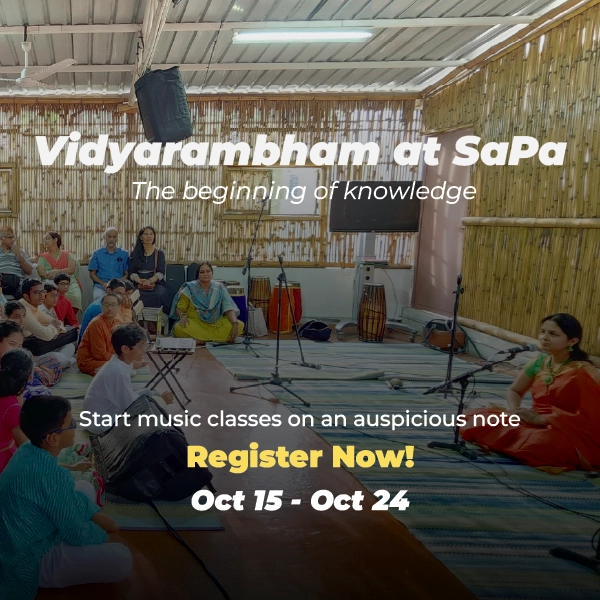 Vidyarambham: Initiate the Journey of Musical Knowledge | SaPa India